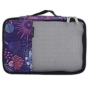 Travelers Club Bella Caronia Deluxe 20", 3 Luggage & Travel Accessories, Jardin, 7 Piece Set