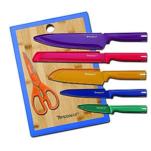 Hampton Forge Akita Colors 12 Piece Cutlery Prep Set, 3.65 LB, Multicolor