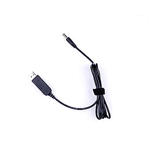 USB DC 5V to DC 9 Volt USB Power Supply Cable, Max Current 800mAh, Tip Negative Connector, Compatible for Guitar Effects Pedals Power Supply Adapter