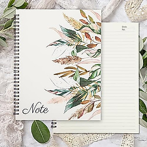 EOOUT 3pcs Aesthetic Spiral Notebook Journal For Women 10.5 x 8.5 Inches College Ruled Notebook Perfect to Stay Organized and Boost Productivity at Work or School