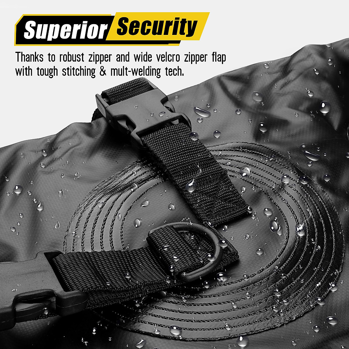 ARKSEN Hitch Cargo Carrier Bag for 20" x 60" Baskets Waterproof 15 Cubic Feet Large Capacity Luggage Storage (58" L x 19" W x 24" H) for Car Truck SUV RV or Trailer