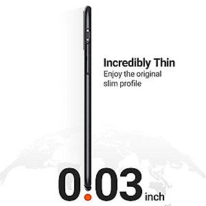 TORRAS 𝗨𝗽𝗴𝗿𝗮𝗱𝗲𝗱 Slim Fit Compatible for iPhone 11 Pro Max Case, [Thin as No Case on] [Silky Smooth Touch] Matte Finish Grip Hard Plastic Phone Cover Case for iPhone 11 Pro Max Cases, Black