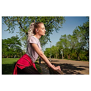 Philips SHS3305BK Wired Flexible Earhook Headphones with Mic, Black