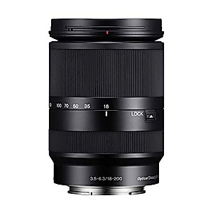 Sony 18-200mm F3.5-6.3 E-Mount Lens SEL18200LE