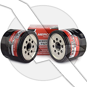 2-Pack Mercury Marine Mercruiser Oil Filter 35-866340K01