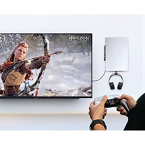 PS5 Auto Fan, External ElecGear USB Turbo Fan with Car Temperature Sensor for PlayStation 5 Ultra HD and Digital