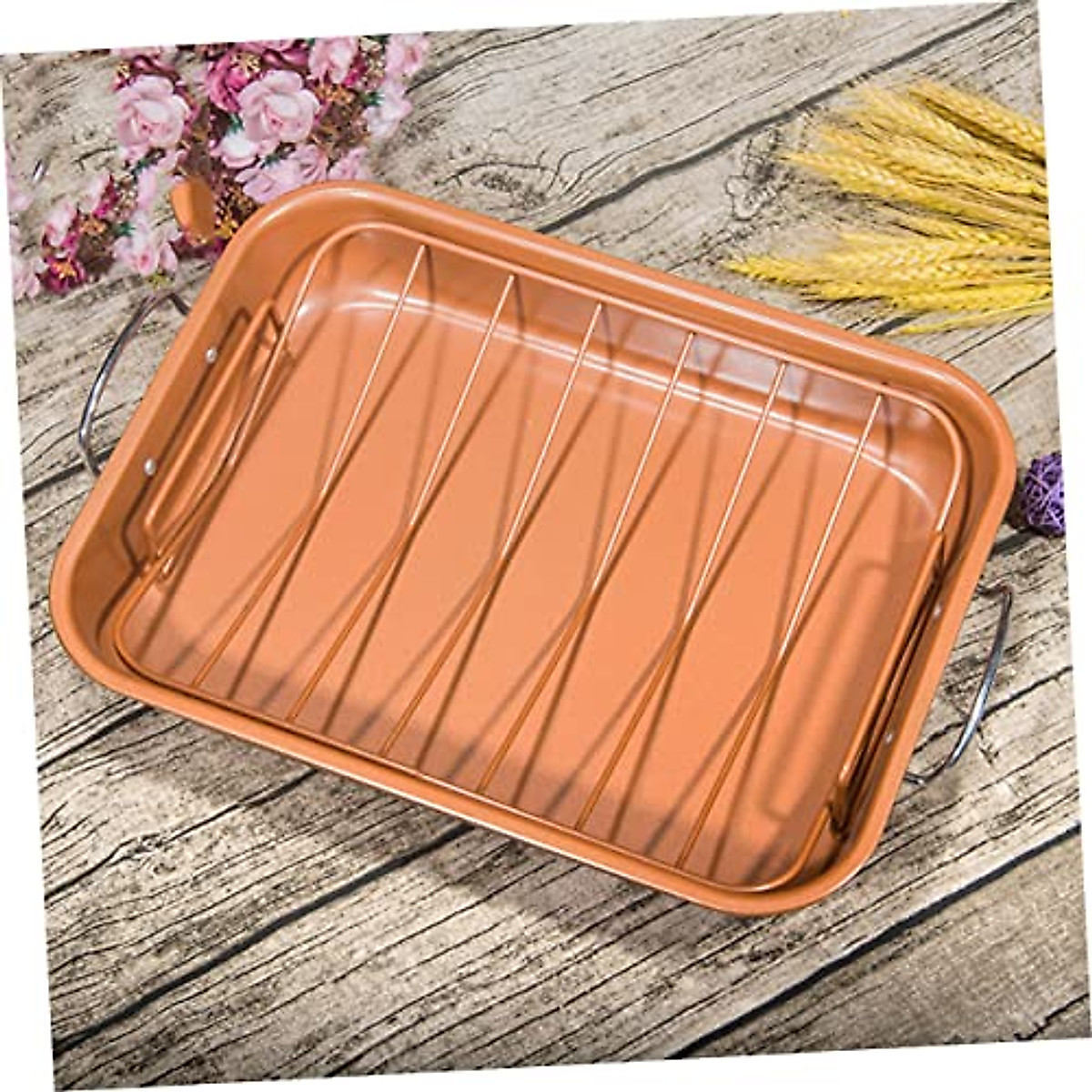 Loaf Bread Pan Non Stick Baking Sheet Bread Baking Pan Rectangular Baking Tray Kitchen Bakeware Accessory Rectangular Baking Pan Oven Barbecue Grill Bakeware Plate Baking Tray