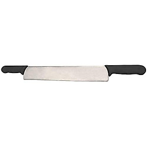 15” Double Handled Cheese, Watermelon & Soap Knife - Cozzini Cutlery Imports - Black Fibrox Handle