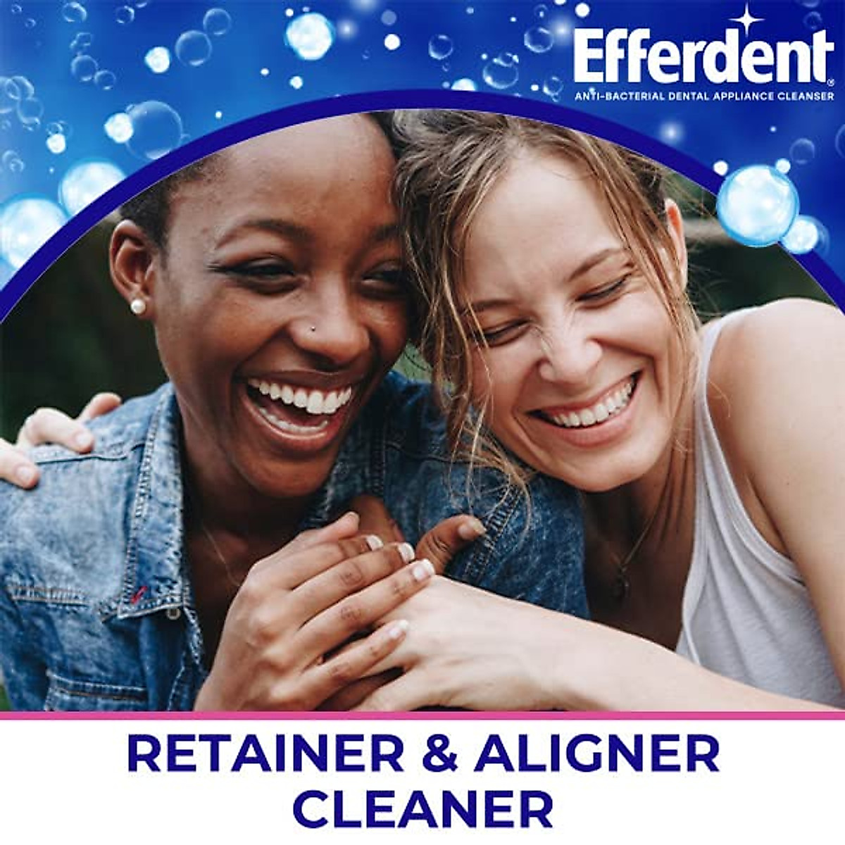 Efferdent Denture Cleanser Tablets, Complete Clean, Cleanser for Retainer and Dental Appliances, 44 Count, (Pack of 6)