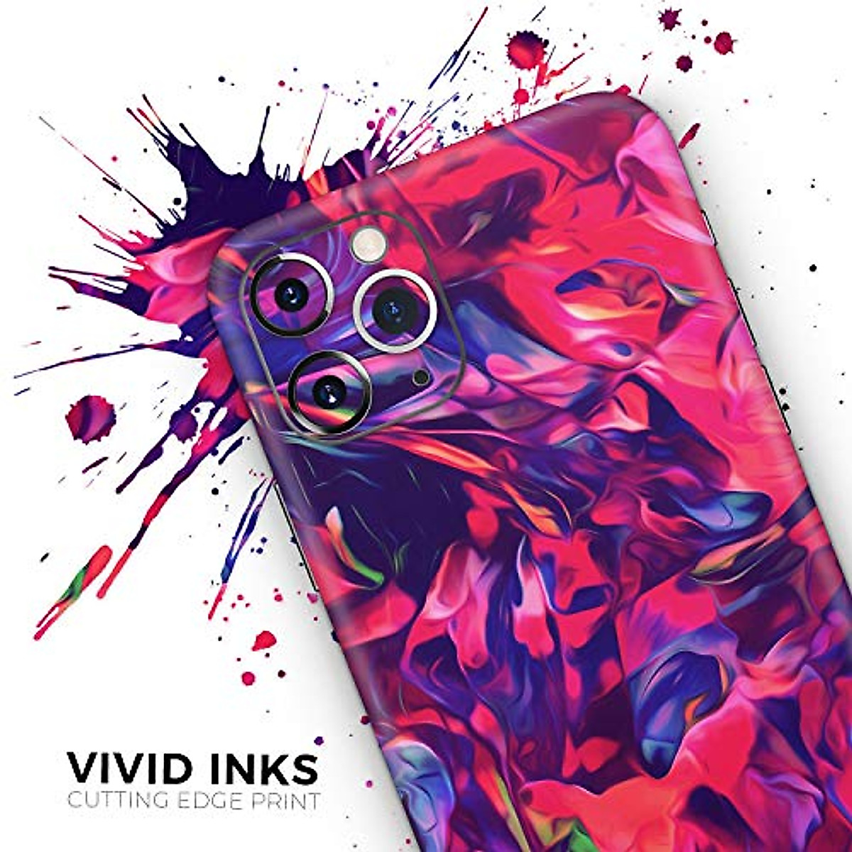 Design Skinz Blurred Abstract Flow V20 - DesignSkinz Protective Vinyl Decal Wrap Skin Cover Compatible with The Apple iPhone 5s/SE (2013-2019) (Full-Body, Screen Trim & Back Glass Skin)