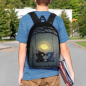 UGLYAF Cartoon Backpack 15 Inch High Capacity Multifunction Backpacks, One Size 2