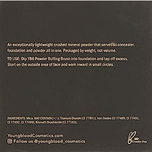 Youngblood Clean Luxury Cosmetics Natural Loose Mineral Foundation, Neutral | Loose Face Powder Foundation Mineral Illuminating Full Coverage Oil Control Matte Lasting | Vegan, Cruelty Free