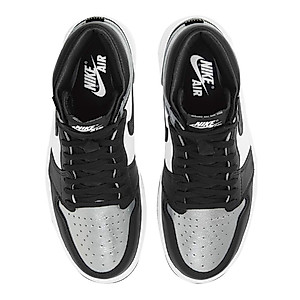 Jordan Womens Air 1 Retro High OG WMNS CD0461 001 Silver Toe - Size 6W