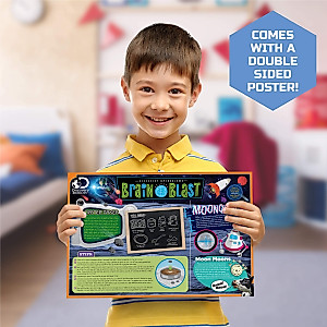 Discovery #MINDBLOWN Model Engine Building Kit, DIY 4-Cylinder Combustion Engine, Working Pistons Fan Valves Belts LED Lights, STEM Mechanic Engineering Construction Experiment Set, Kids & Adults Gift