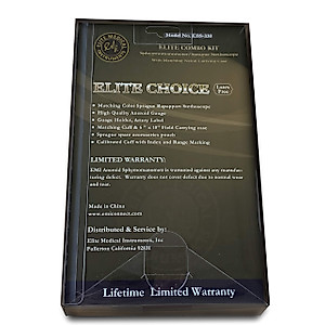 EMI Royal Blue Sprague Rappaport Stethoscope and Aneroid Sphygmomanometer Manual Blood Pressure Set Kit - #330