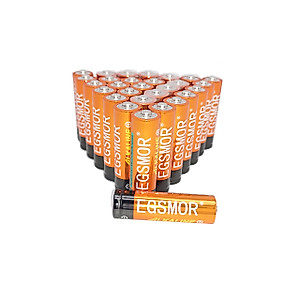 AA Long Lasting High-Performance Alkaline Batteries,AA Alkaline Batteries for Household,Office Devices and Business (AA+ 4 Count)