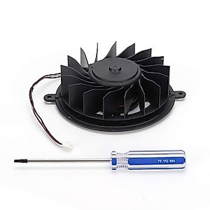125 PS3 Cooling Fan,Precise cuts,interfaces,Excellent Performance,Powerful Functions,for PS3 KSB1012HE Built-in Fan Replacement for Playstation Turbo Cooler with Screwdriver