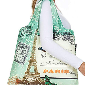 Envirosax Reusable Grocery Bags Foldable Quality Shopping Tote Bag, Set of 3 Traveler, Eco-Friendly Washable for Travel Shopping, Arts Crafts Multi Use