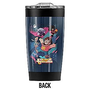 Logovision Steven Universe Group Shot Stainless Steel Tumbler 20 oz Coffee Travel Mug/Cup, Vacuum Insulated & Double Wall with Leakproof Sliding Lid | Great for Hot Drinks and Cold Beverages