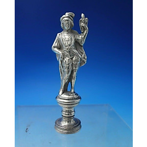 English Silverplate Desk Set 3pc Knife Seal Pen in Original Fitted Box (#5888)