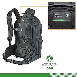 Lowepro ProTactic 350 AW II Modular Backpack with All Weather Cover, Camera Bag for Professional Use, Insert for Laptop Up to 13 Inch, Backpack for Professional Cameras and Drones, LP37176-GRL, Black