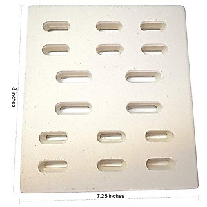 Homesicker Replacement Ceramic Radiant Flame Tamer, Heat Plate for Bakers and Chefs, SAMS & Turbo, Fiesta, Grand Hall Y0005XC, Member's Mark Gas Grill Models