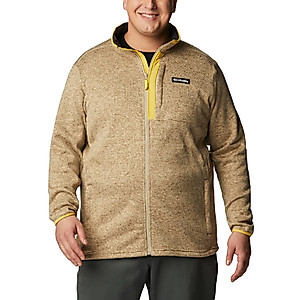 Columbia Men's Sweater Weather Full Zip, Ancient Fossil Heather, Large