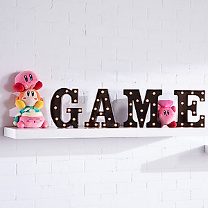 Club Mocchi Mocchi- Kirby Plush - Kirby and Friend Heart Plushie - Soft and Squishy Video Game Collectibles - Valentines Day Gifts and Valentines Day Decor - Gaming Room Decor - 6 Inch