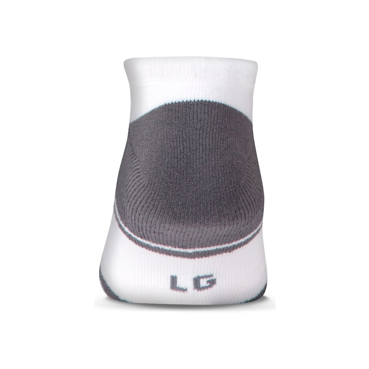 Under Armour Adult Resistor 3.0 No Show Socks, Multipairs , White/Graphite (6-Pairs) , Large