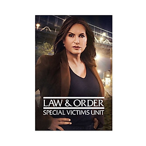 Law & Order Special Victims Unit TV Series Poster Art Deco Restaurant Dormitory Corridor 9 Canvas Poster Wall Art Decor Print Picture Paintings for Living Room Bedroom Decoration Unframe:20×30in