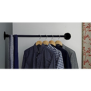 43" Iron Wardrobe Assistant Corner Hanging Bar