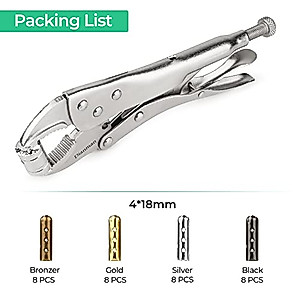 Dianman Heavy Duty Aglet Crimping Tool Shoelace Aglets Tool for Repair Shoelace Tips End Hoodie Aglets Plier Aglets Installation Tool (Metal)
