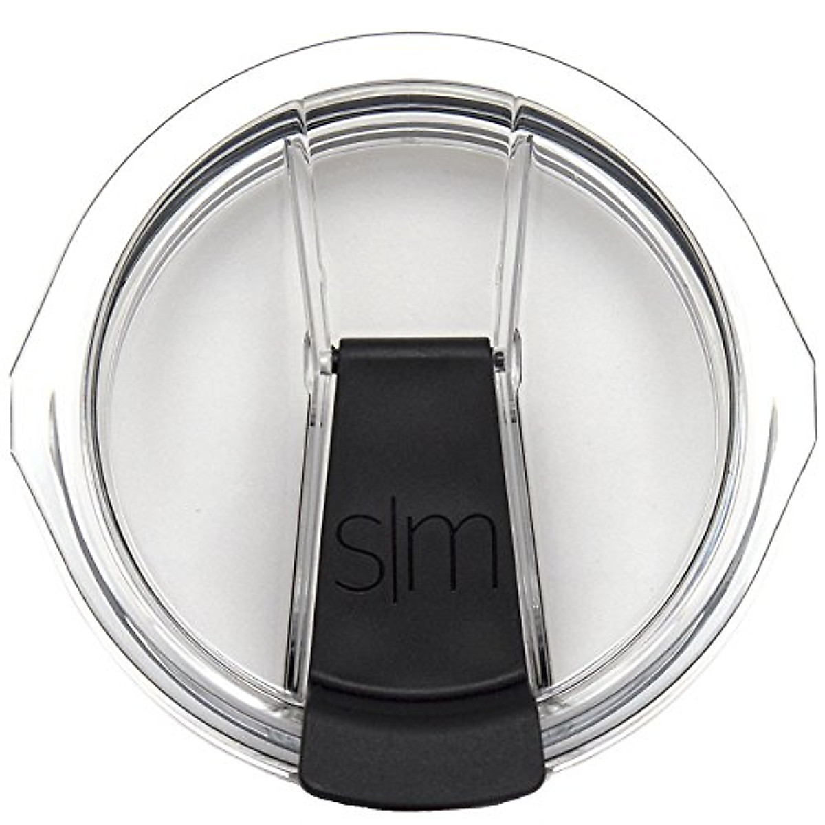 Simple Modern Slim Cruiser Tumbler Flip Lid | Reusable Replacement Press in Lid for Insulated Travel Mug Stainless Steel Water Bottle | Slim Cruiser Collection | Clear