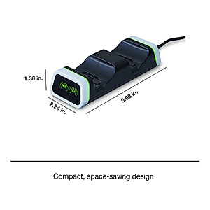 Verbatim PS5 Dual Controller Charging Station for use with Playstation 5 DualSense Wireless Controllers - Charging Dock LED Indicators Over-Charge Protection 6ft Charging Cable