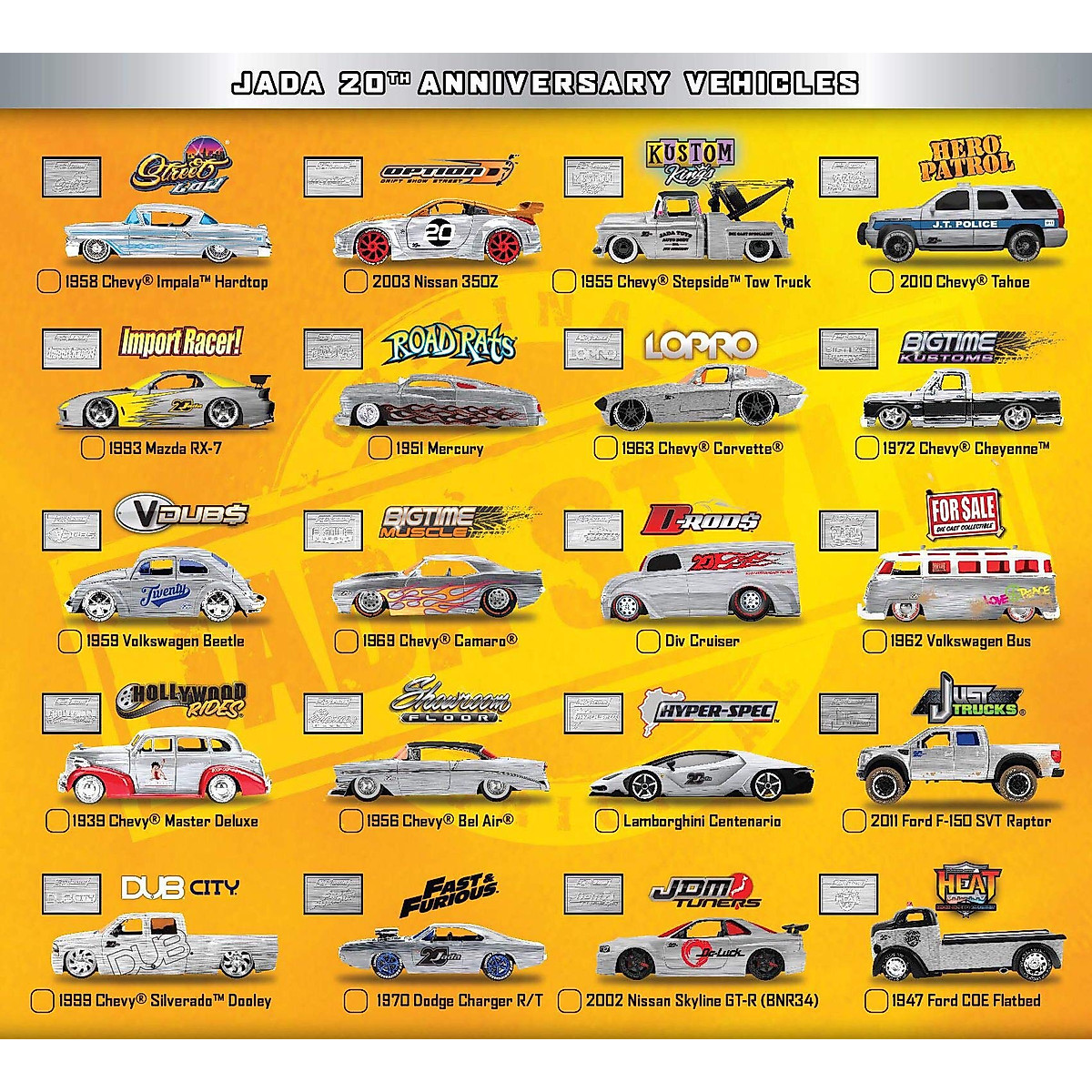1:24 Jada 20 - Road Rats - '51 Mercury, Bare Metal