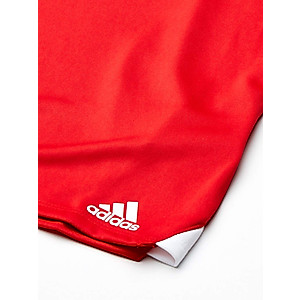 adidas Junior Girls' Club Tennis Tee, Scarlet, Small
