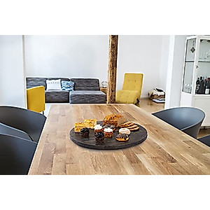 Wooden Lazy Susan Round Table