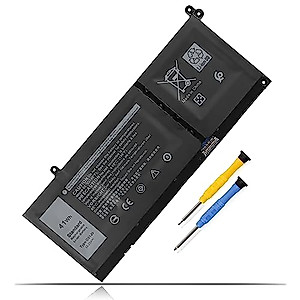 MULS G91J0 41Wh Laptop Battery for Dell Inspiron 13 5310 14 5410 14 Plus 7420 15 3510 3511 5510 16 5625 14 5410 2-in-1 Latitude 3320 3330 Vostro 5620 13 5310 14 3420 15 3510 V6W33 Laptop ​3467mAh