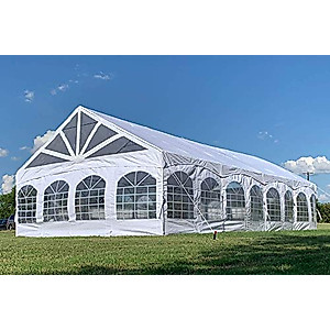 Delta 40'x20' PE Marquee - Heavy Duty Large Party Wedding Canopy Tent Gazebo Shelter w Storage Bags Canopies