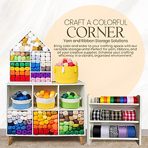 RELODECOR Ribbon Holder for Ribbon Organizer Rack, Easy to Use Ribbon Dispenser, and Ribbon Spool Holder for Craft Enthusiasts