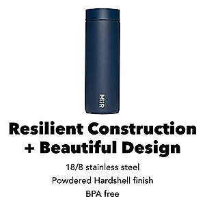 MiiR 360 Traveler, Stainless Steel Double-Wall Vacuum Insulated Tumbler - Leakproof 360 Lid for Easy Sipping on the Go; Perfect for Hot & Cold Drinks