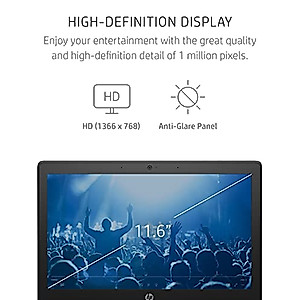 HP Chromebook 11 Laptop, MediaTek MT8183, 4 GB RAM, 64 GB eMMC, 11.6" HD Touchscreen, Chrome OS, Long Battery Life, USB-C Port, Custom-Tuned Speakers, Lightweight (11a-na0100nr, 2022, Ash Gray)