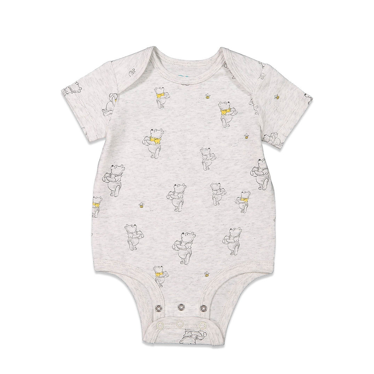 Disney Winnie the Pooh Newborn Baby Boys 3 Pack Bodysuits 0-3 Months