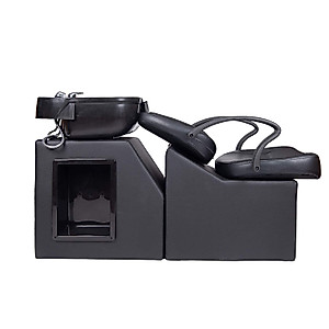 Polar Aurora New Backwash Barber Chair ABS Plastic Shampoo Bowl Sink Unit Station Spa Salon Equipment