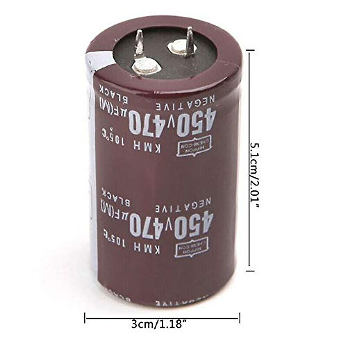 Electric Welder Components 450V 470uF Aluminum Electrolytic Capacitor 30x50mm