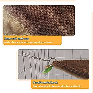 LEFTSTARER Ferret Rat Hammock Bed Guinea Pig Tunnel Hideout Ferret Rat Cage Accessories Toy Hammock for Hamster Sugar Glider Chinchilla Rat Ferret Guinea Pig