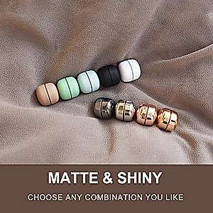 PeacePray 2 Pairs Premium Strong Hijab Magnetic Pins with Storage Bag, No-Snag Multi-Use Hijab Magnets, Pinless Magnetic Hijab Pins, Choose Your Favorite Style Freely, Matte Nude