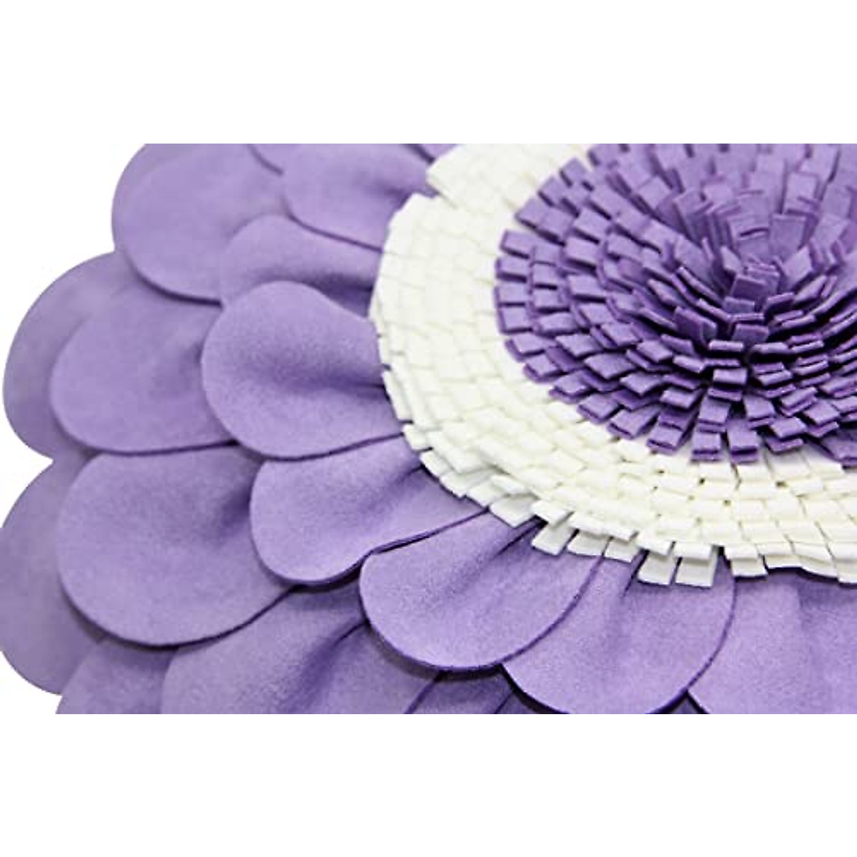 Flower Pillows - 3D Decorative Flower Pillow - Daisy Flower Round Pillow - Cherry Blossom Throw Pillow for Bed & Couch - Soft & Cozy Flower Shape Pillow - Handmade Flower Decorative Cover & Insert