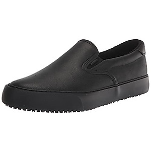 Lugz Women's Clipper Slip-Resistant Work Shoe Food Service, Black, 7