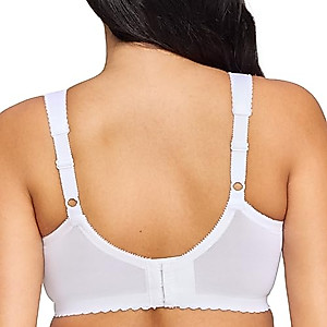 Full Figure Plus Size MagicLift Original Support Bra Wirefree #1000 White